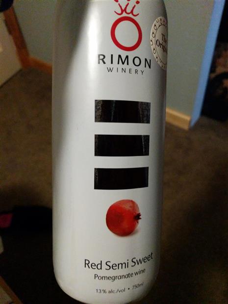 NV Rimon Pomegranate Semi-Sweet Israel, Israel - CellarTracker