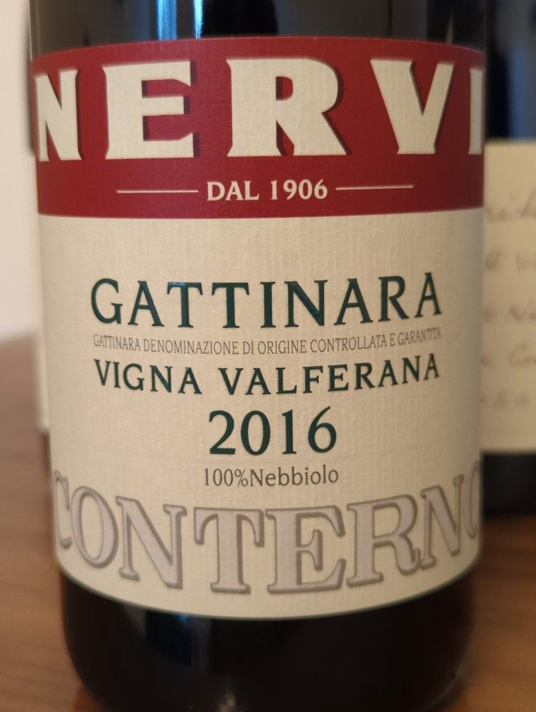 2016 Nervi-Conterno Gattinara Vigna Valferana, Italy, Piedmont ...