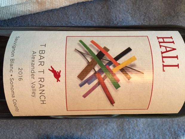2016 Hall Sauvignon Blanc T-Bar-T Ranch, USA, California, Sonoma County ...