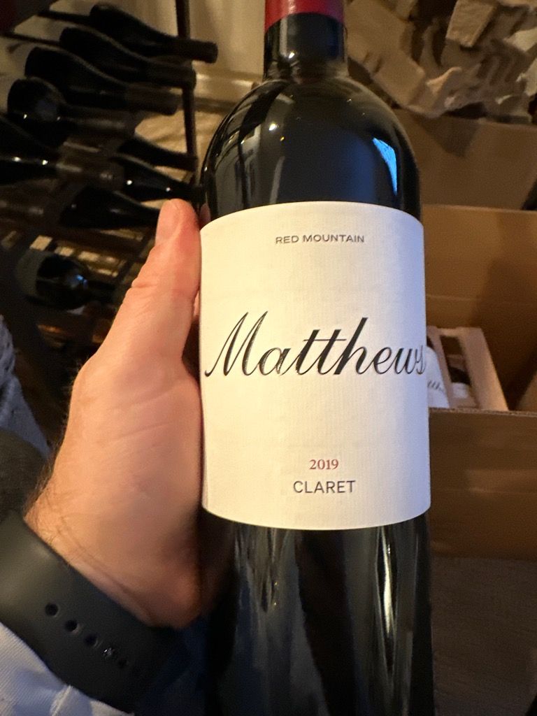 2021 Matthews Claret Red Mountain, USA, Washington, Columbia Valley ...