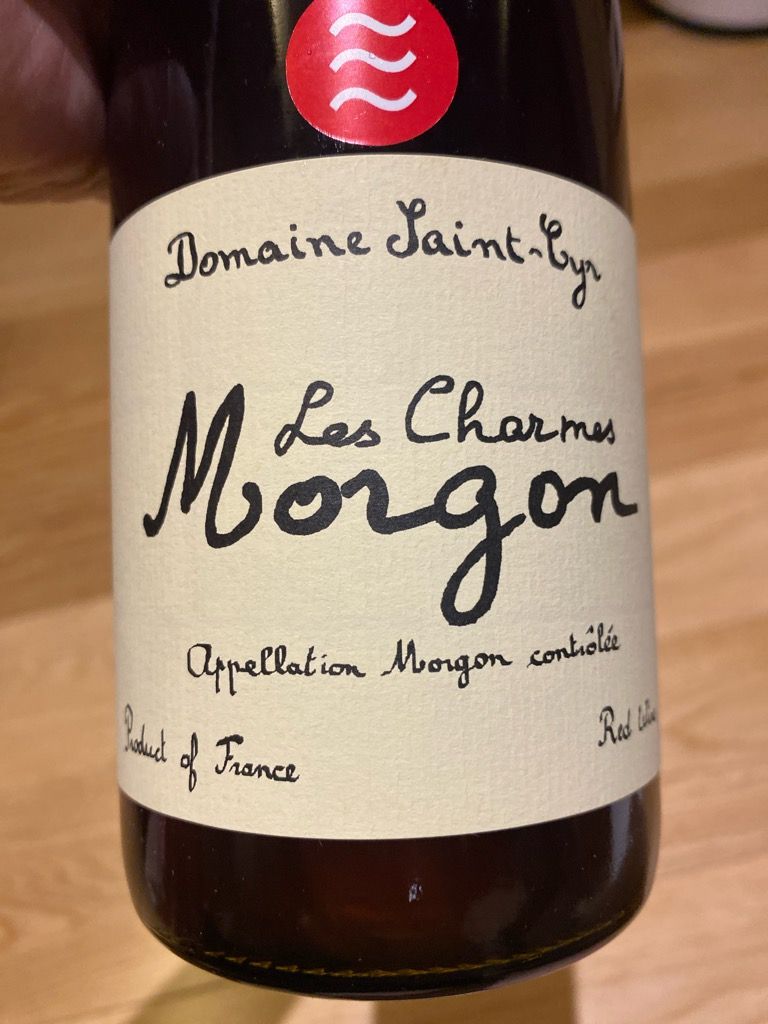 2023 Domaine Saint-Cyr Morgon Les Charmes, France, Burgundy, Beaujolais ...