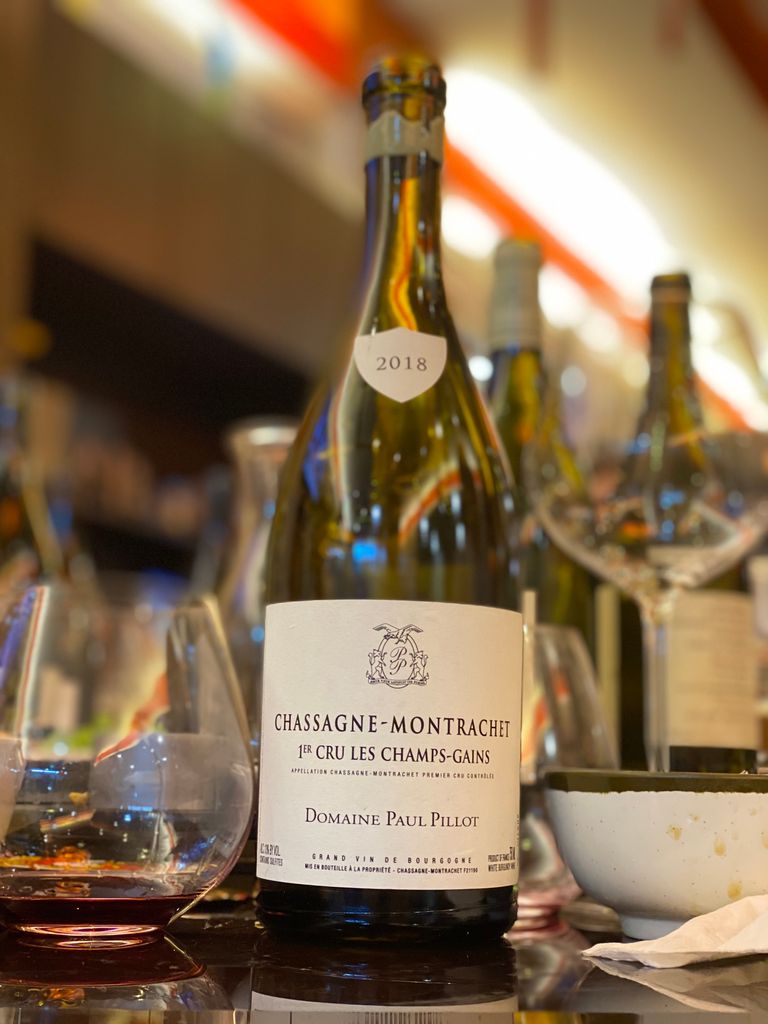 2018 Paul Pillot Chassagne-Montrachet 1er Cru Les Champs-Gain, France ...