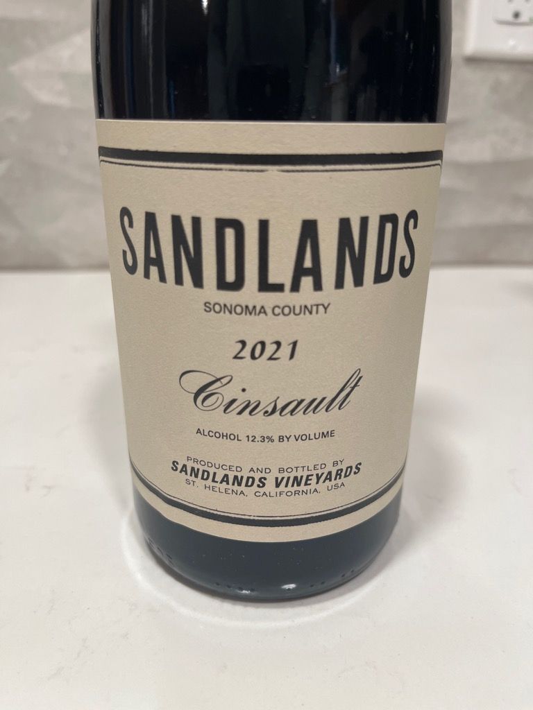 2023 Sandlands Cinsault Sonoma County, USA, California, Sonoma County ...