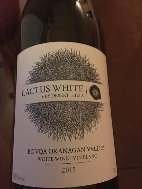 2015 Desert Hills Estate Winery Cactus White, Canada, British Columbia ...