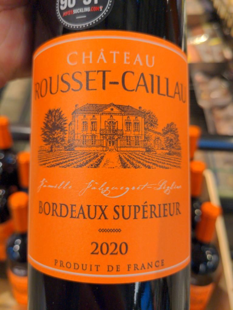2020 Château Rousset-Caillau, France, Bordeaux, Bordeaux Supérieur ...