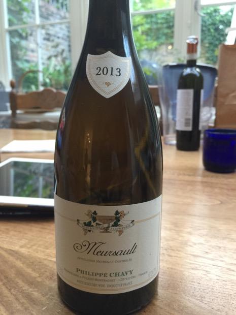 2014 Philippe Chavy Meursault, France, Burgundy, Côte de Beaune ...