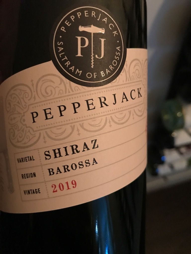 2019 Pepperjack Shiraz, Australia, South Australia, Barossa, Barossa ...