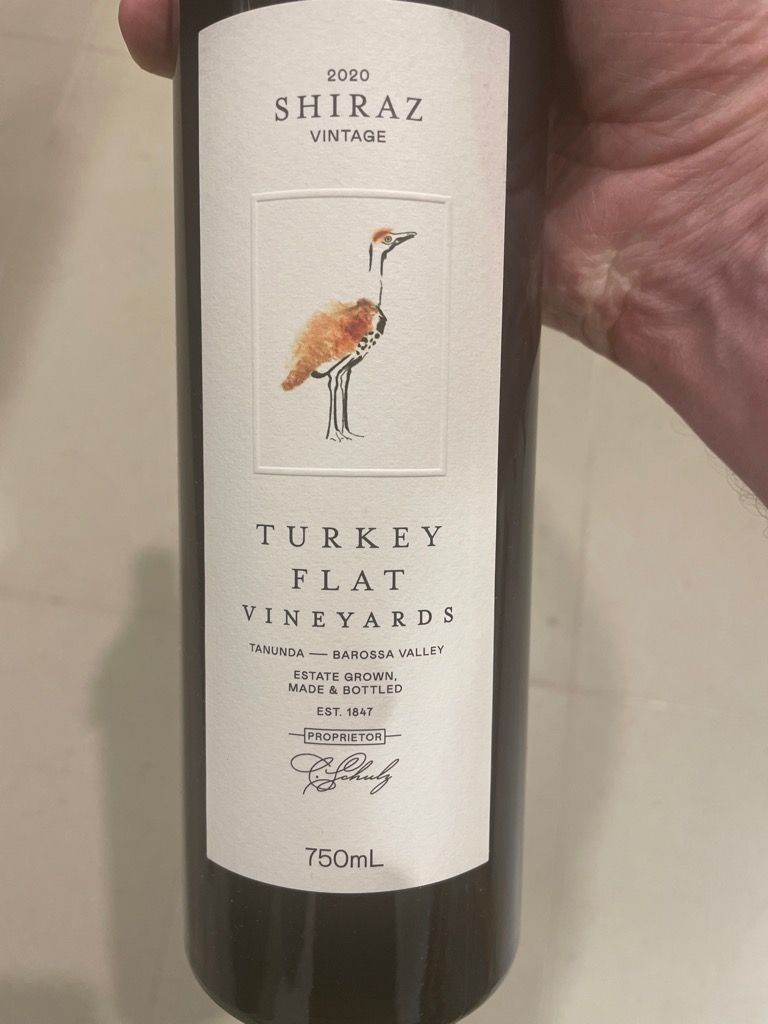 2020 Turkey Flat Shiraz, Australia, South Australia, Barossa, Barossa Valley - CellarTracker