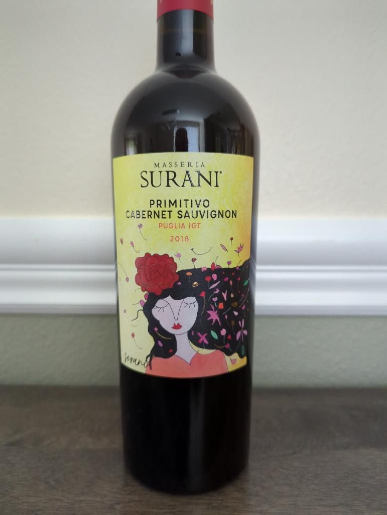2018 Masseria Surani Primitivo-Cabernet Sauvignon Puglia IGT, Italy ...