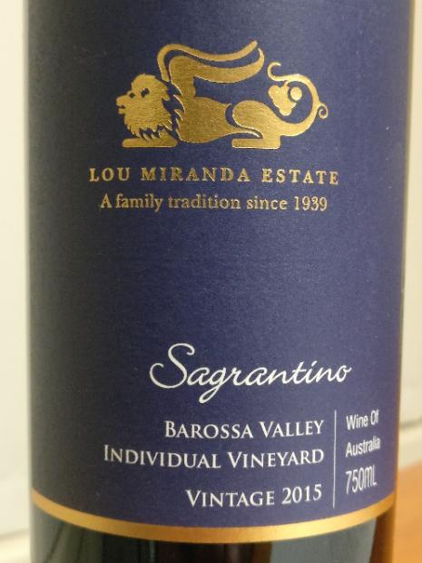 2016 Lou Miranda Estate Sagrantino, Australia, South Australia, Barossa ...