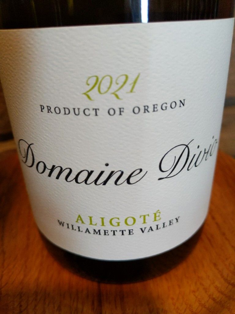 2021 Domaine Divio Aligoté, USA, Oregon, Willamette Valley - CellarTracker