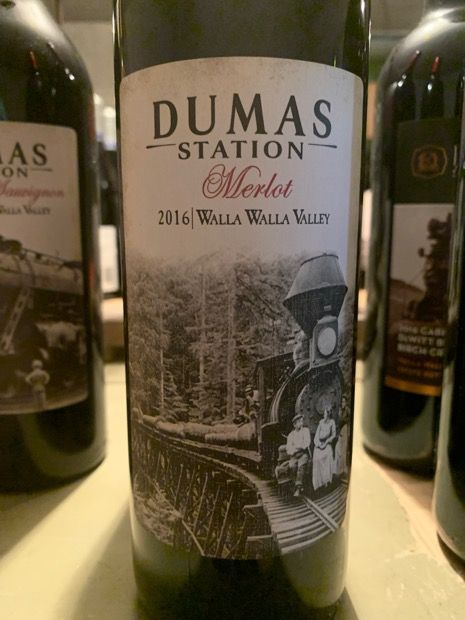 2016 Dumas Station Merlot Estate, USA, Washington, Columbia Valley ...