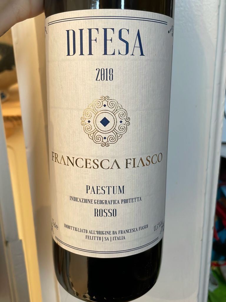 2018 Francesca Fiasco Difesa Paestum IGT, Italy, Campania, Paestum IGT ...