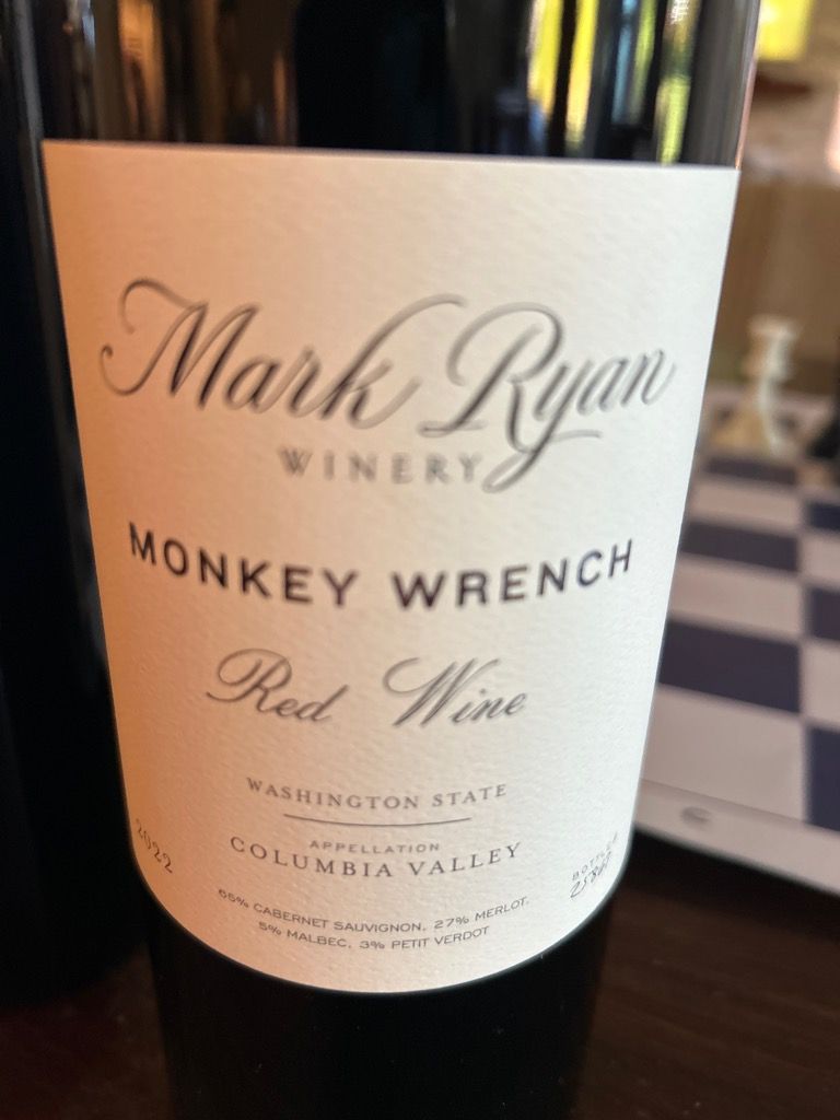 2022 Mark Ryan Monkey Wrench, USA, Washington, Columbia Valley - CellarTracker