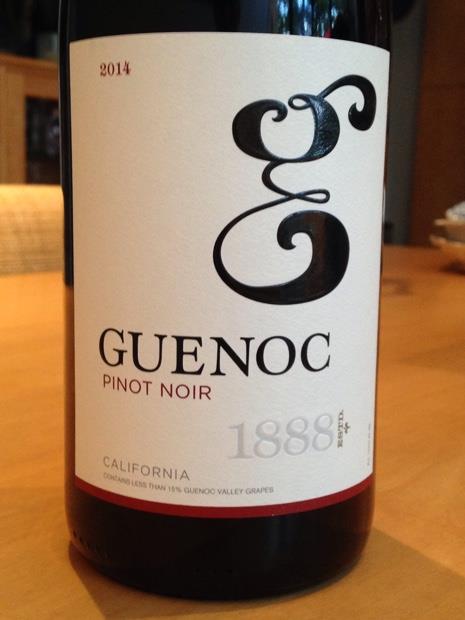 2013 Guenoc Pinot Noir, USA, California - CellarTracker