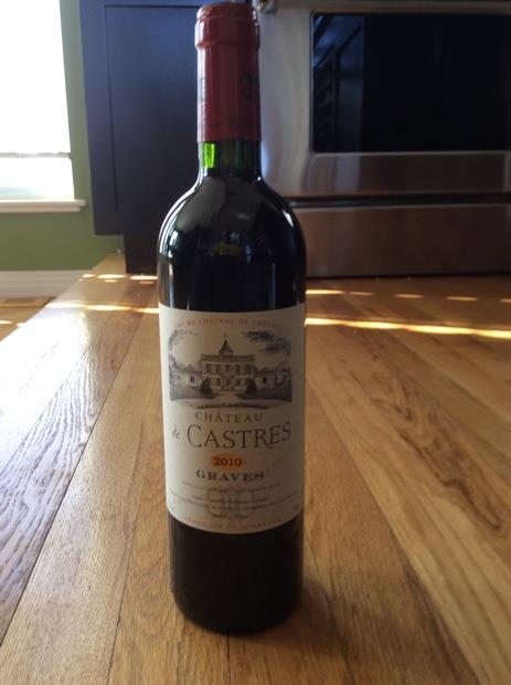 2010 Château de Castres, France, Bordeaux, Graves - CellarTracker