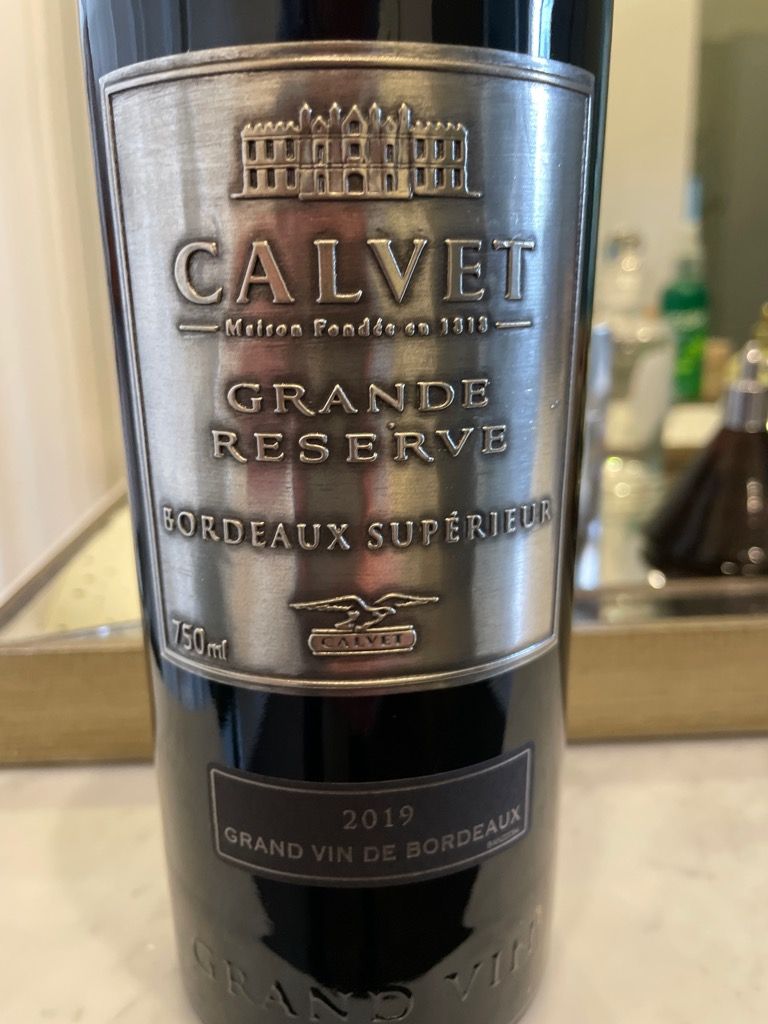 2018 Calvet Grande Réserve, France, Bordeaux, Bordeaux Supérieur ...