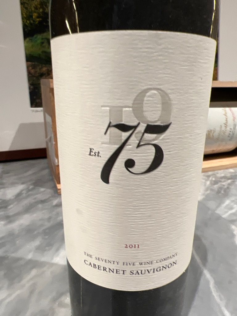 2010 The Seventy Five Wine Company Cabernet Sauvignon Est. 75, USA ...