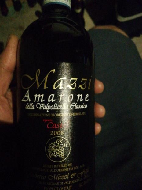 2008 Mazzi Amarone della Valpolicella Classico Vigneto Castel, Italy ...
