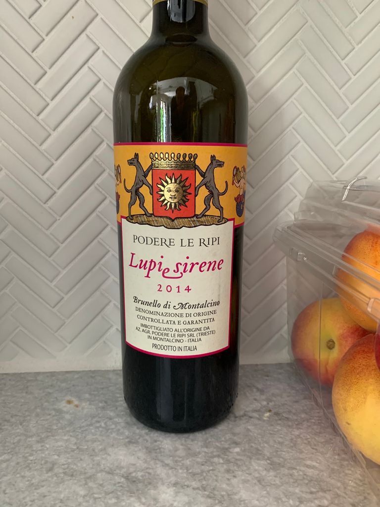 2014 Podere Le Ripi Brunello di Montalcino Lupi e Sirene, Italy ...