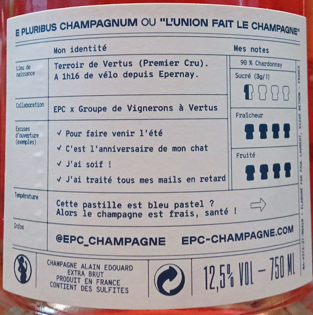 NV Alain Edouard EPC Rosé Extra Brut, France, Champagne, Champagne ...