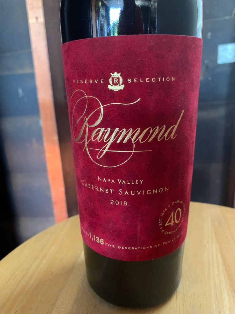 2018 Raymond Vineyard & Cellar Cabernet Sauvignon, USA, California ...