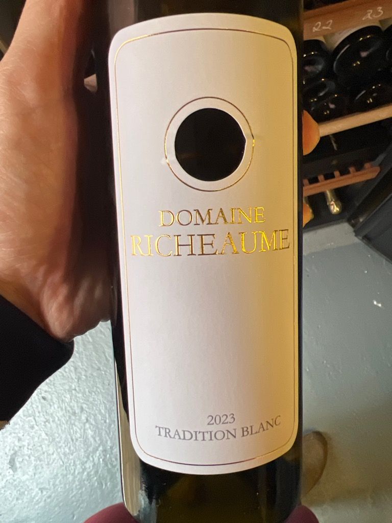 2020 Domaine Richeaume Tradition Blanc, France, Provence, Mediterranée ...