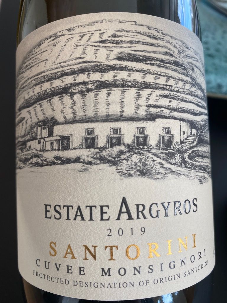 2019 Argyros Assyrtiko Cuvée Monsignori, Greece, Aegean, Cyclades ...