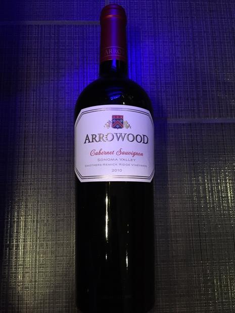 2010 Arrowood Cabernet Sauvignon Smothers-Remick Ridge Vineyards Sonoma ...