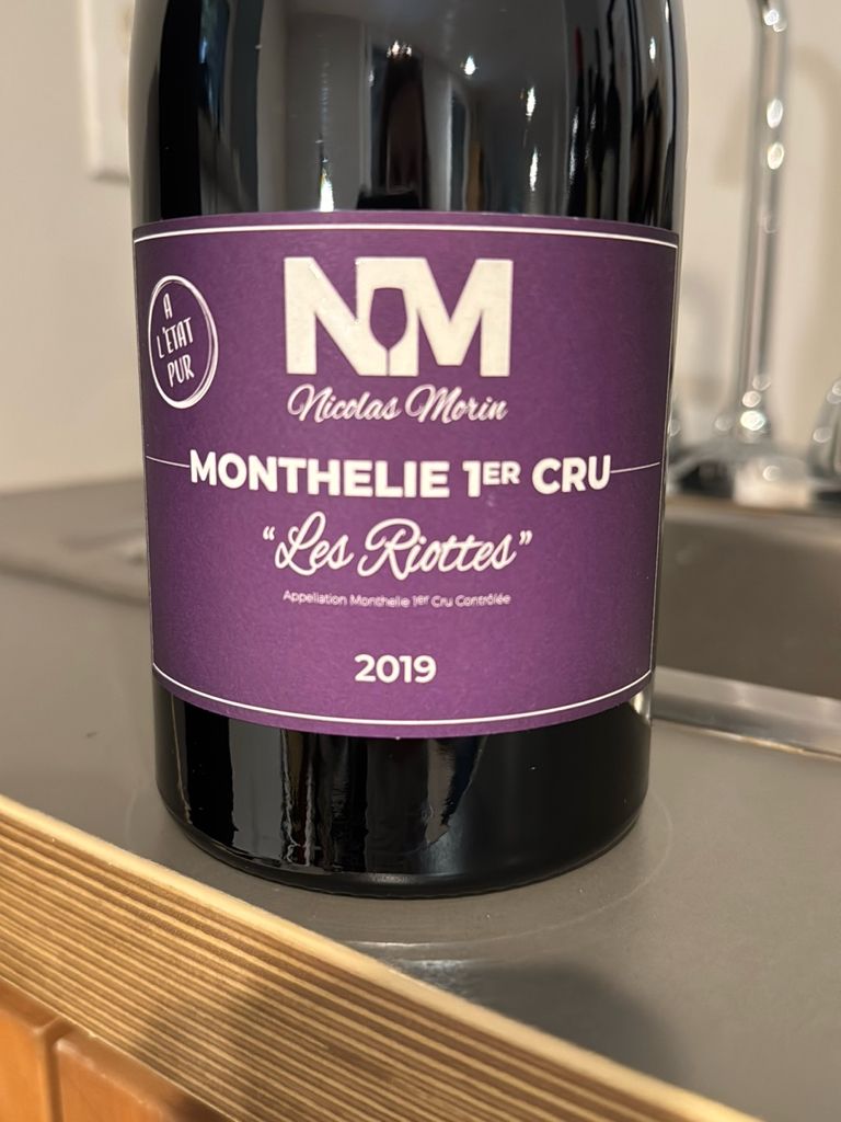 2018 Maison Nicolas Morin Monthélie 1er Cru Les Riottes, France ...