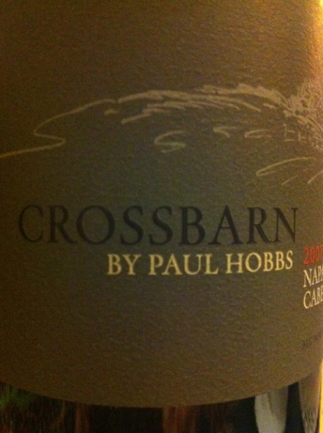 2007 CrossBarn (Paul Hobbs) Cabernet Sauvignon Napa Valley, USA ...