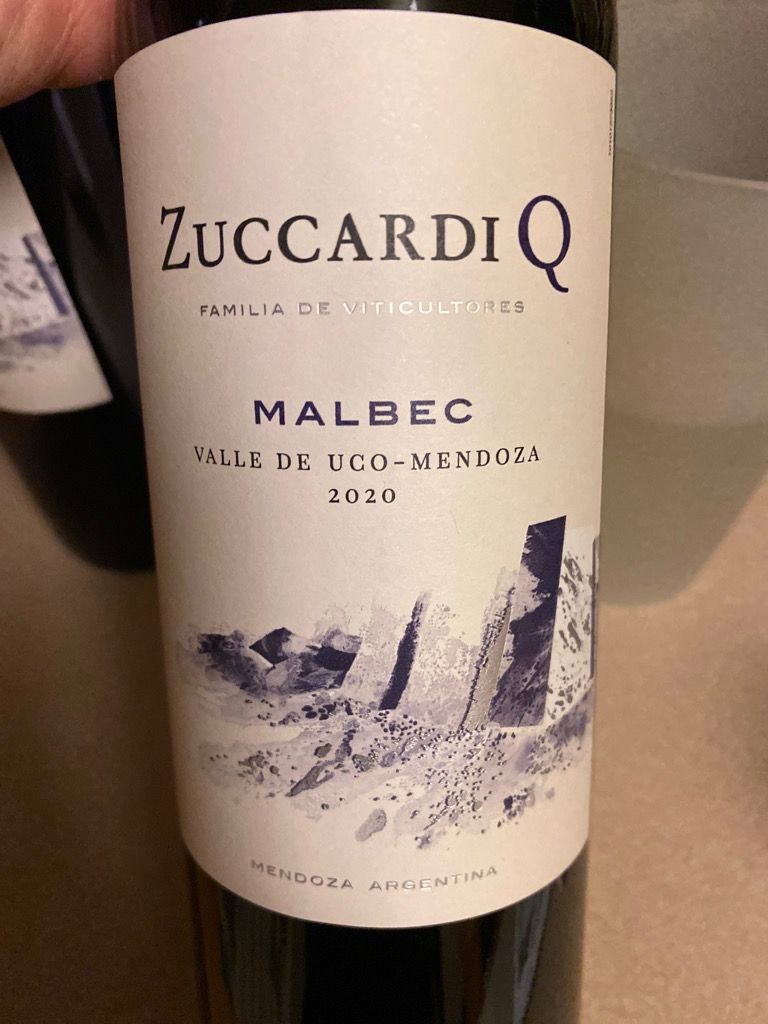 2021 Familia Zuccardi Malbec Q La Consulta/Vista Flores - Valle de Uco ...