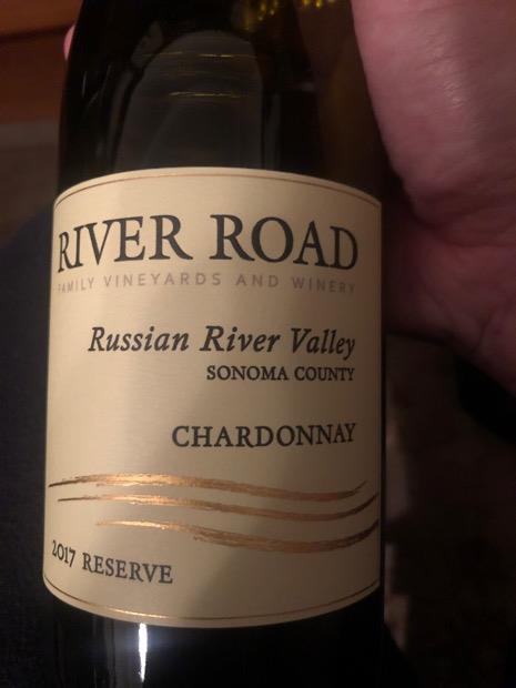 2017 River Road Family Vineyards and Winery Chardonnay Reserve, USA ...