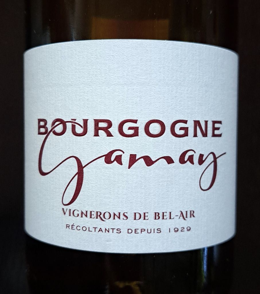 2022 Vignerons de Bel Air Gamay Bourgogne, France, Burgundy, Bourgogne ...