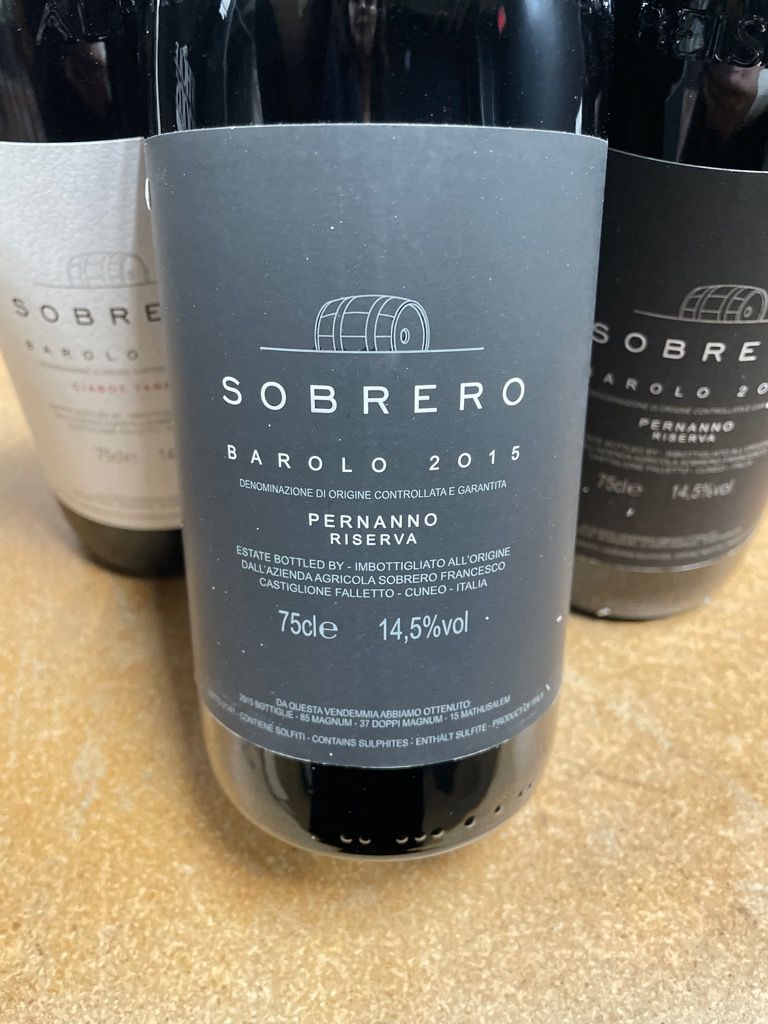 2016 Francesco Sobrero Barolo Pernanno Riserva, Italy, Piedmont, Langhe ...