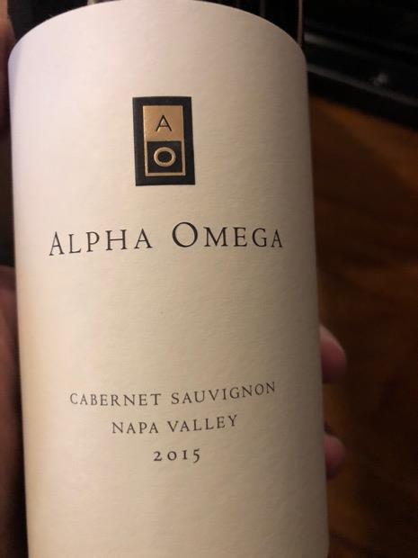 2015 Alpha Omega Cabernet Sauvignon, USA, California, Napa Valley ...