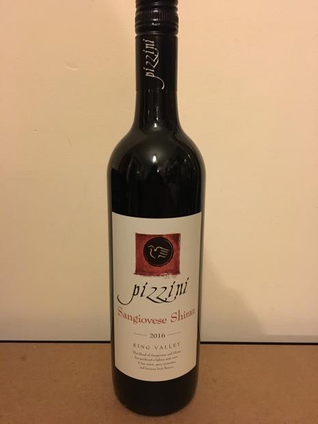 2015 Pizzini Sangiovese Shiraz, Australia, Victoria, North East, King ...