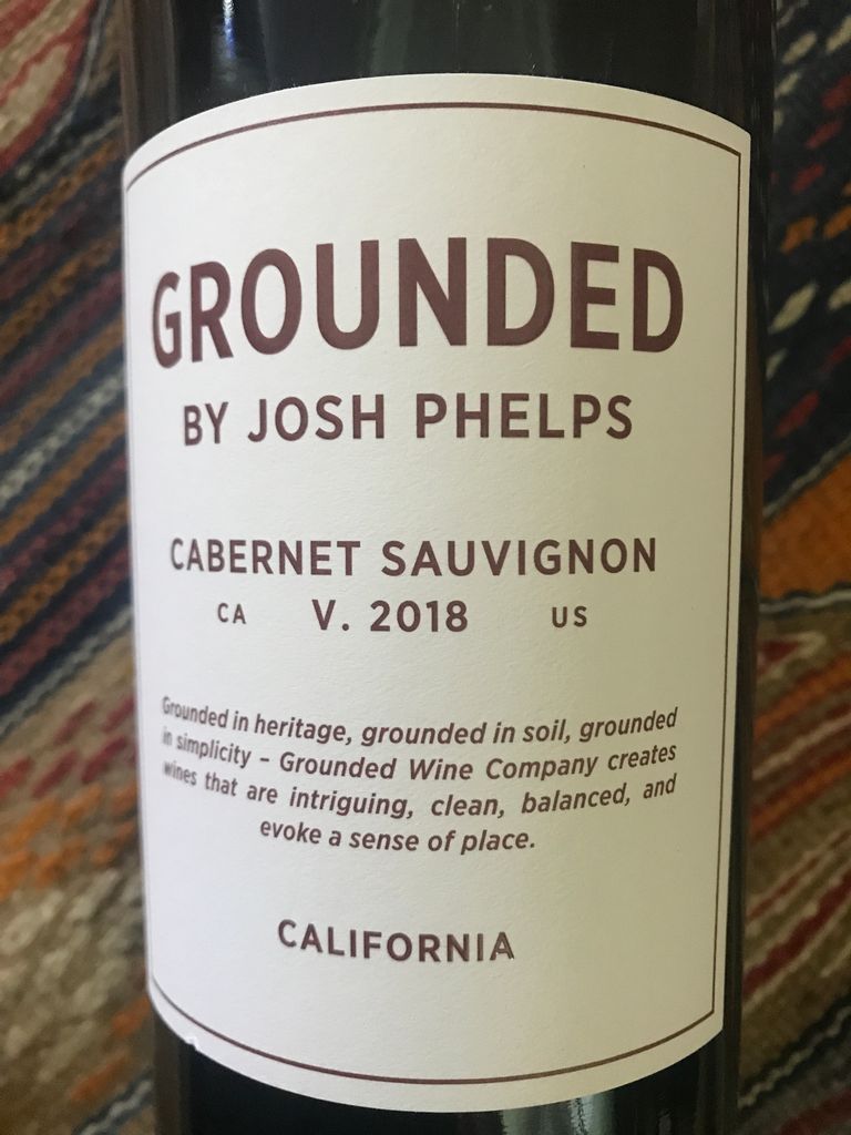 2018 Grounded Wine Co. Cabernet Sauvignon, USA, California - CellarTracker