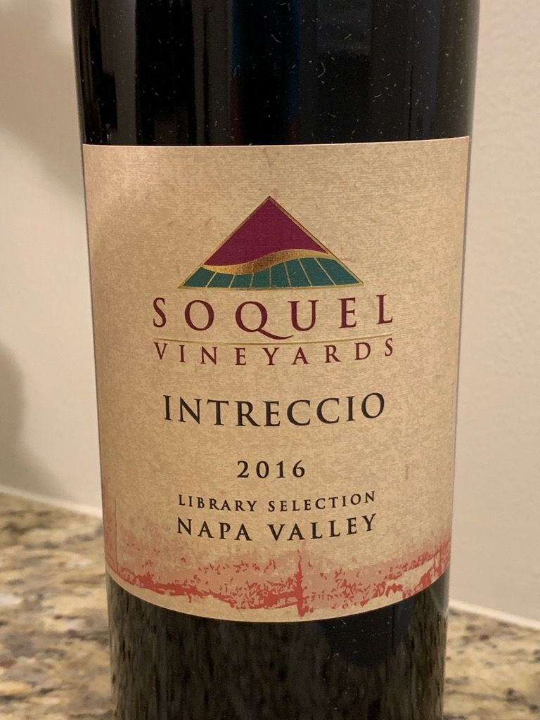 2016 Soquel Vineyards Library Selection Intreccio, USA, California ...