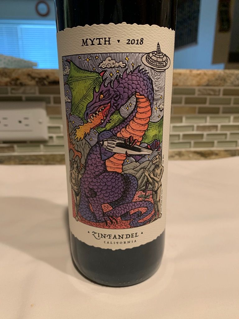 2018 First Crush Vineyards Zinfandel Myth, USA, California - CellarTracker