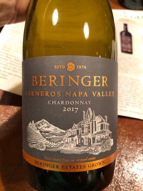 2017 Beringer Vineyards Chardonnay, USA, California, Napa / Sonoma ...