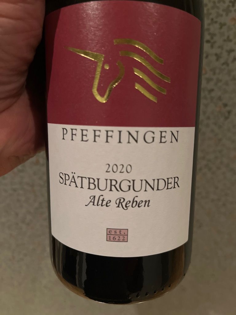 2020 Weingut Pfeffingen Spätburgunder Alte Reben, Germany, Pfalz - CellarTracker