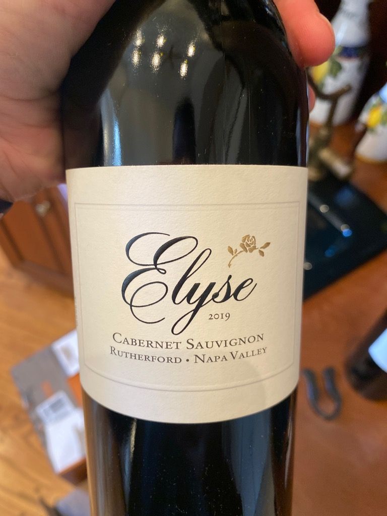 2019 Elyse Cabernet Sauvignon Rutherford, USA, California, Napa Valley ...