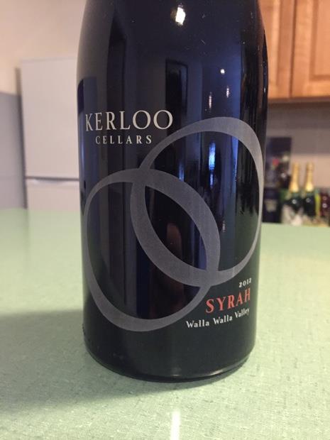2012 Kerloo Cellars Syrah Walla Walla Valley, USA, Washington, Columbia ...