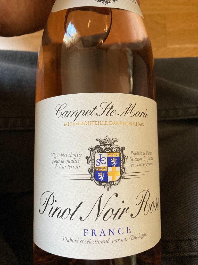 2023 Campet Ste. Marie Pinot Noir Rosé, France, Languedoc Roussillon ...
