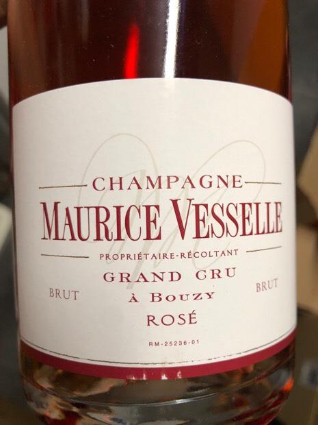 NV Maurice Vesselle Champagne Grand Cru Brut Rosé, France, Champagne ...