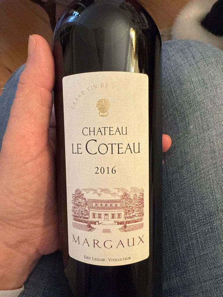 2016 Château Le Coteau, France, Bordeaux, Médoc, Margaux - CellarTracker