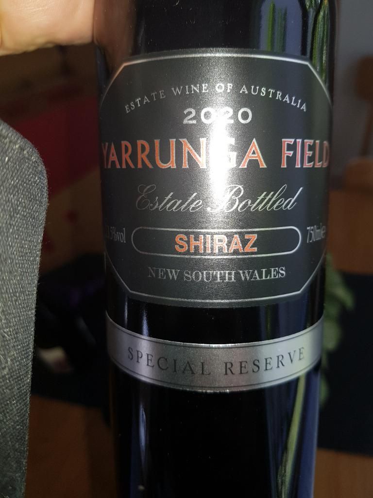 2020 Yarrunga Field Shiraz Special Reserve, Australia, New South Wales ...