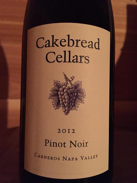 2012 Cakebread Cellars Pinot Noir, USA, California, Napa / Sonoma ...