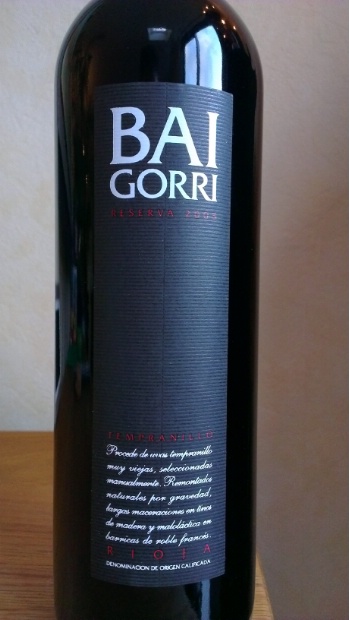 2005 Bodegas Baigorri Rioja Reserva, Spain, La Rioja, La Rioja Alavesa ...